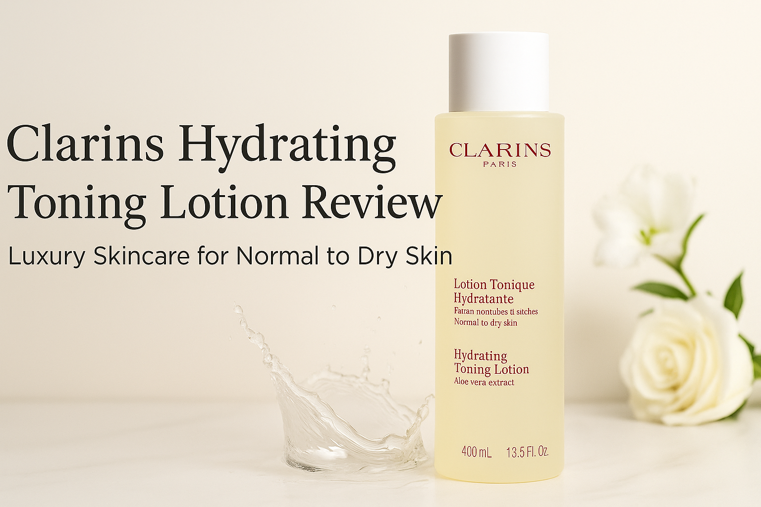 Clarins Hydrating Toning Lotion 400ml Review | Glow Empire